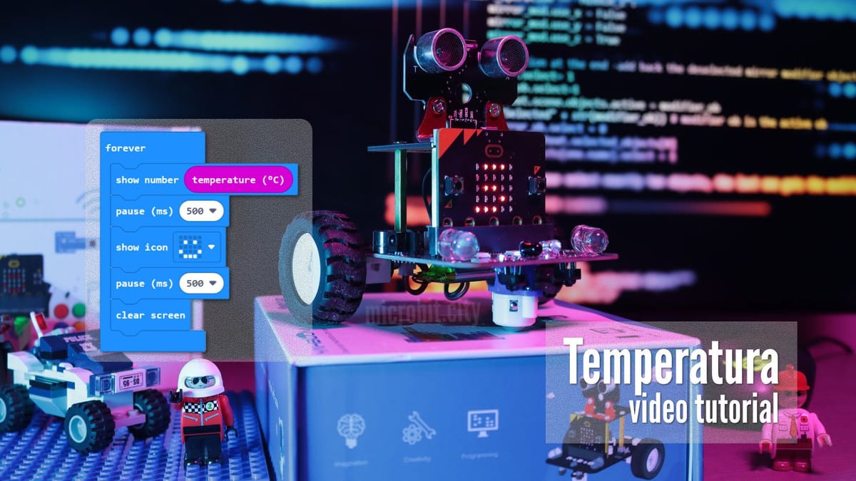 micro:bit, Temperature (arata temperatura) - ConexSpot
